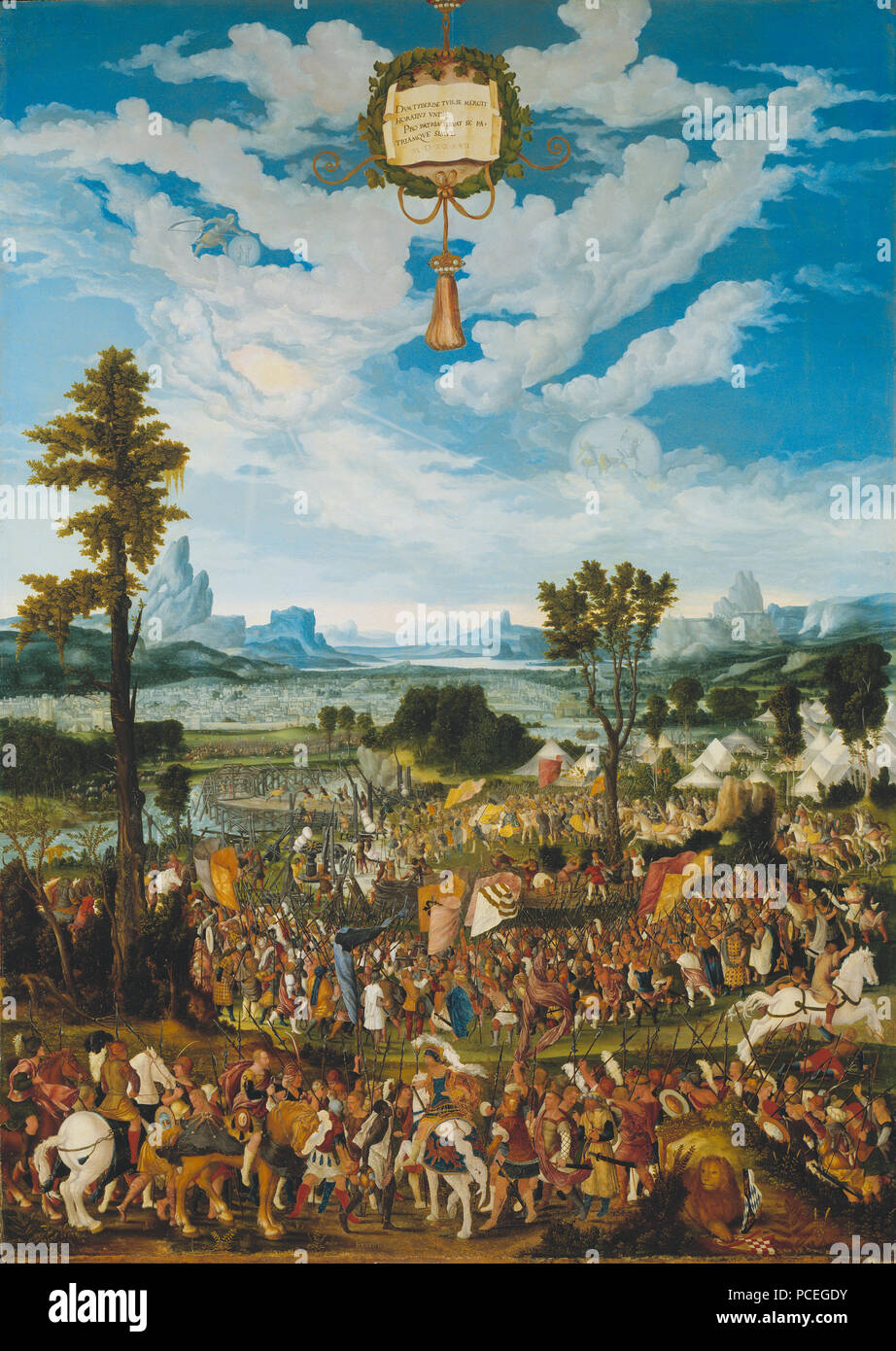 44 Horatius Cocles Stopping King Porsenna's Army outside Rome (Ludwig ...