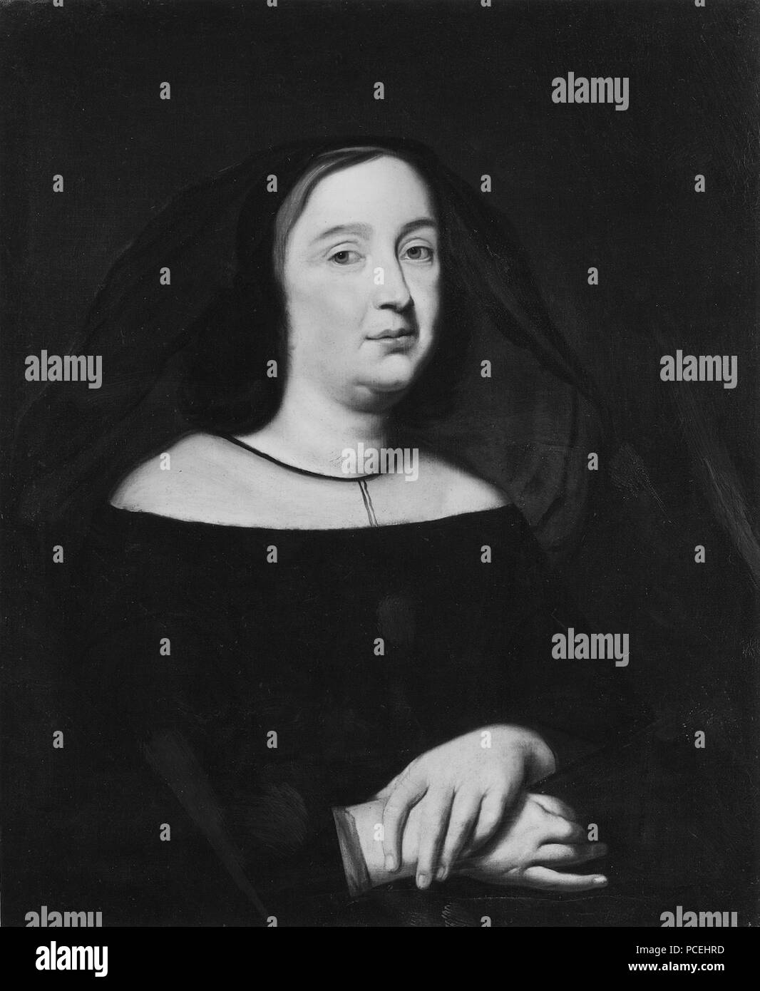 Lady in mourning Black and White Stock Photos & Images - Alamy