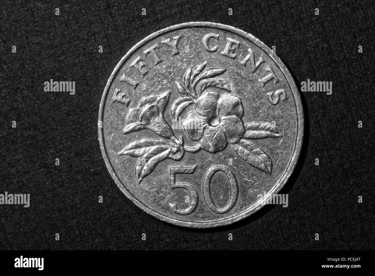 Singapore 50 cents hi-res stock photography and images - Alamy