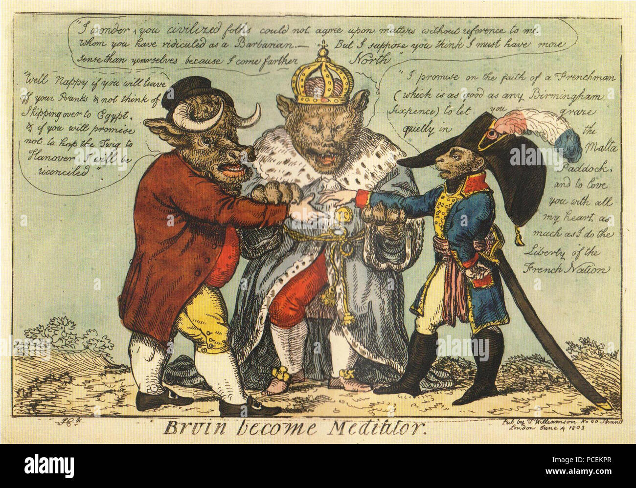 Isaac cruikshank cartoon hi-res stock photography and images - Alamy