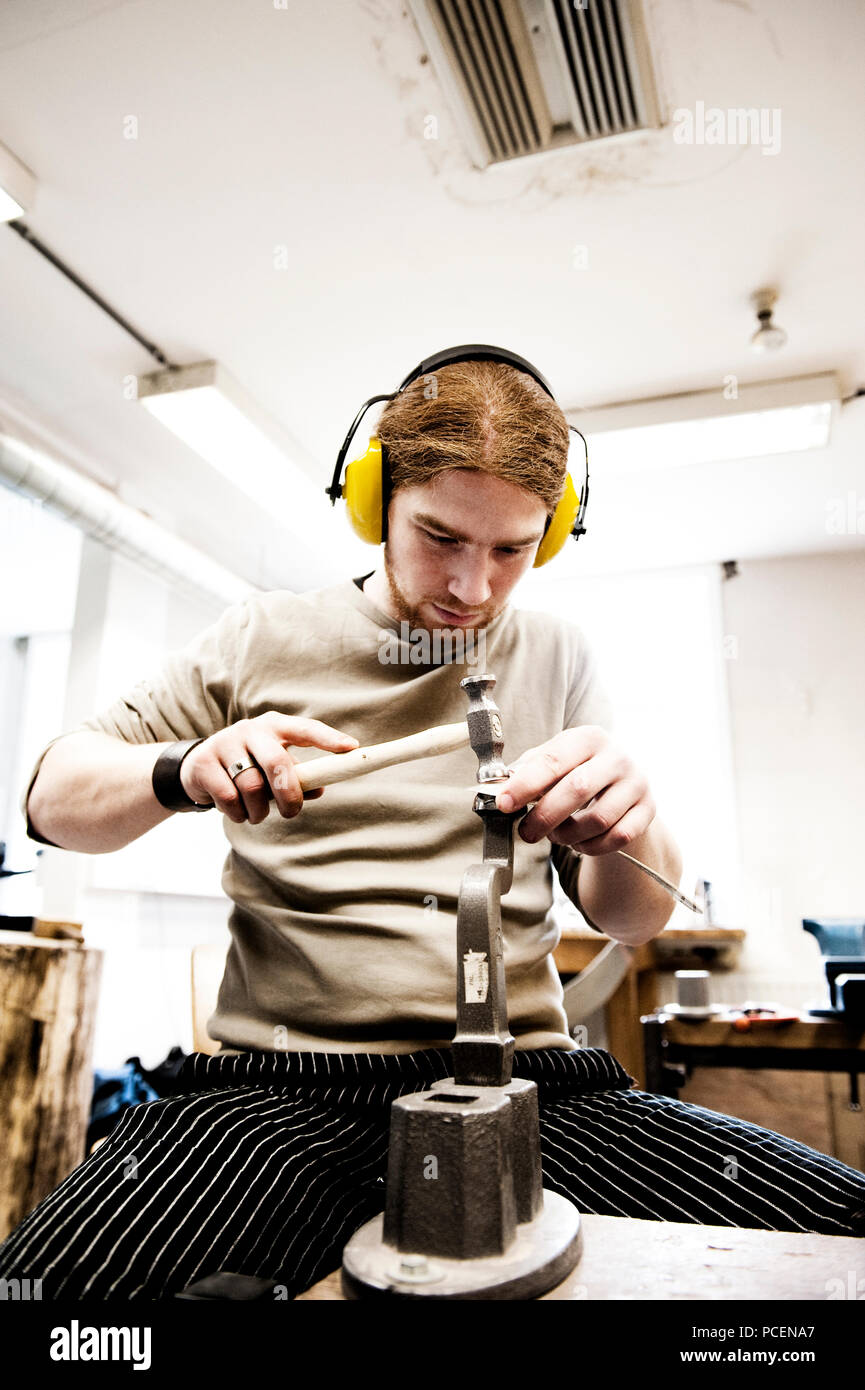 Portrait and serie of designer Dries Dockx and his work (Belgium, 01/06 ...