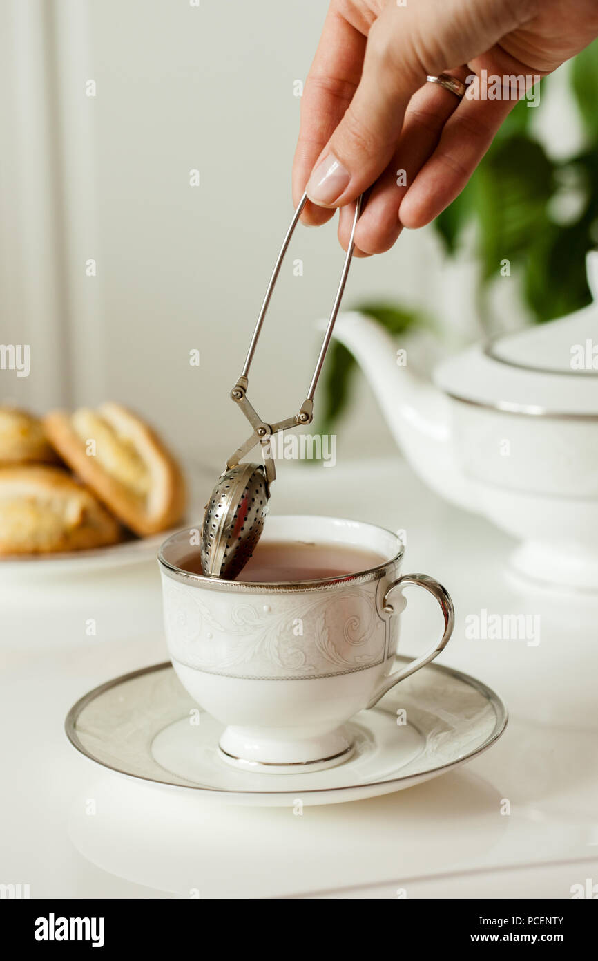 Five o'clock Tea. traditional tea in a cozy atmosphere, to drink tea ...