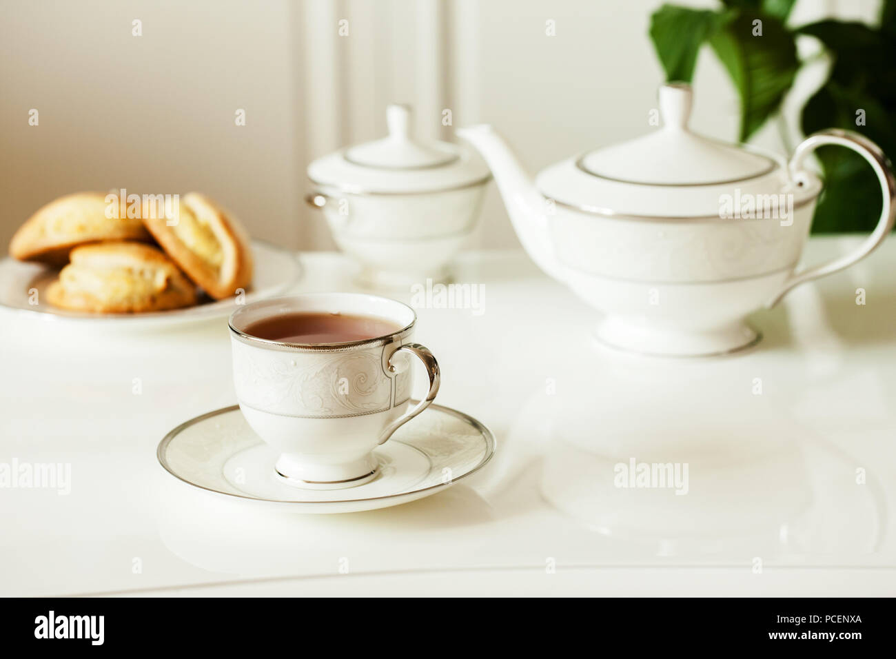 Five o'clock Tea. traditional tea in a cozy atmosphere, to drink tea ...