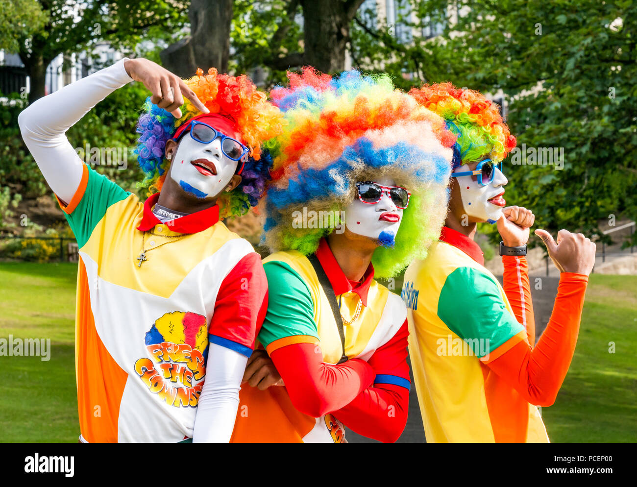 Clown face faces hi-res stock photography and images - Alamy