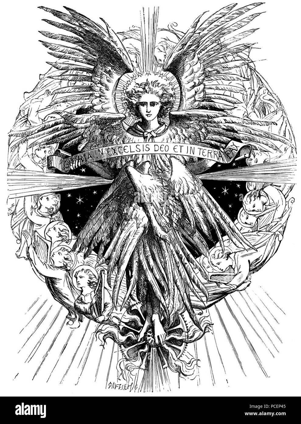 Song angels Black and White Stock Photos & Images - Alamy