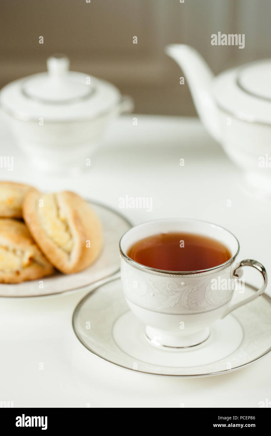 Five o'clock Tea. traditional tea in a cozy atmosphere, to drink tea ...