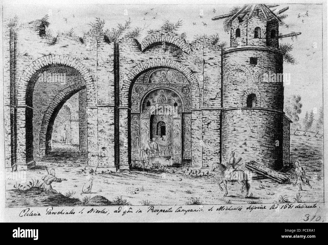 Tower towers round Black and White Stock Photos & Images - Alamy