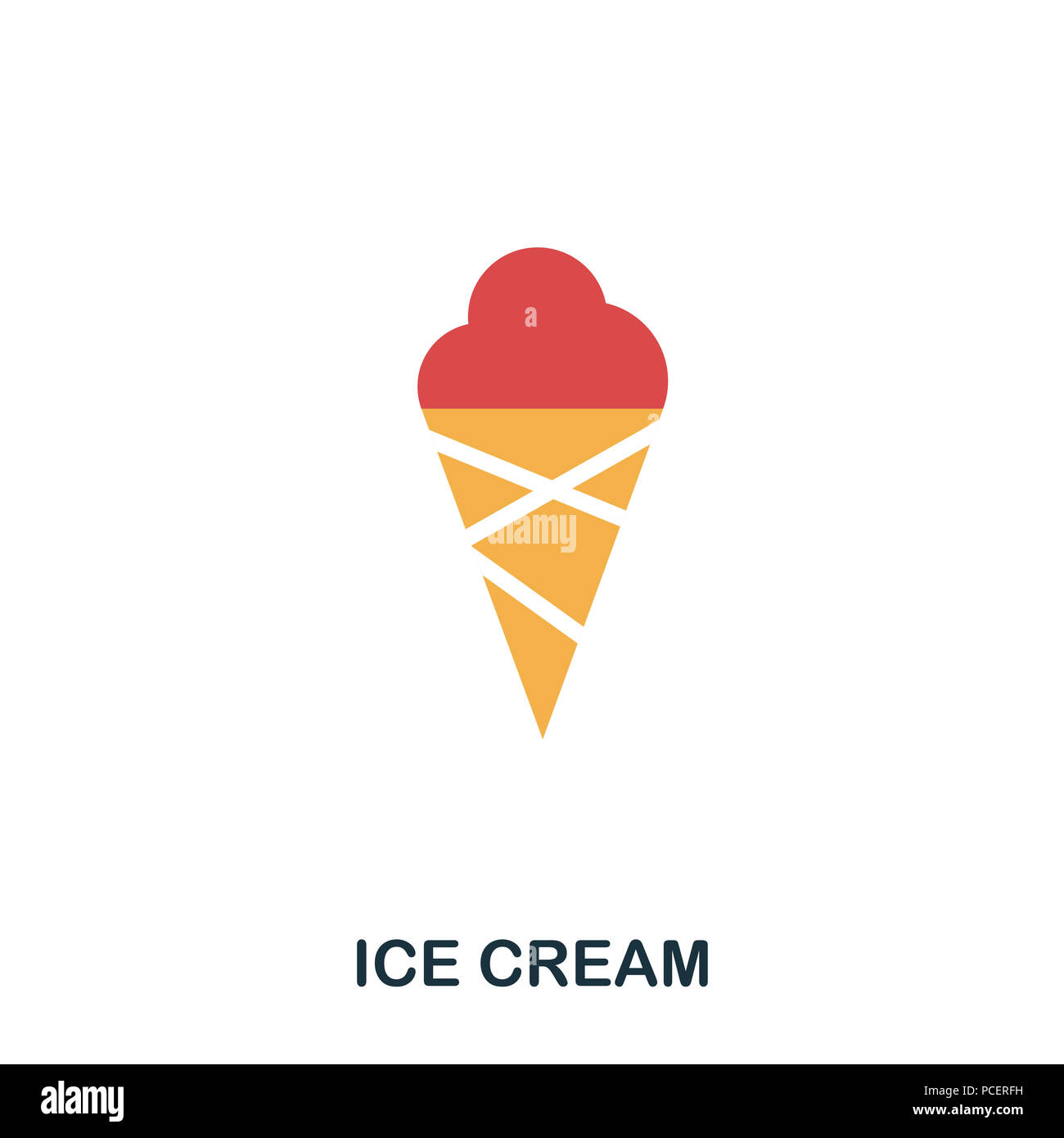 Ice Cream icon. Mobile apps, printing and more usage. Simple element ...