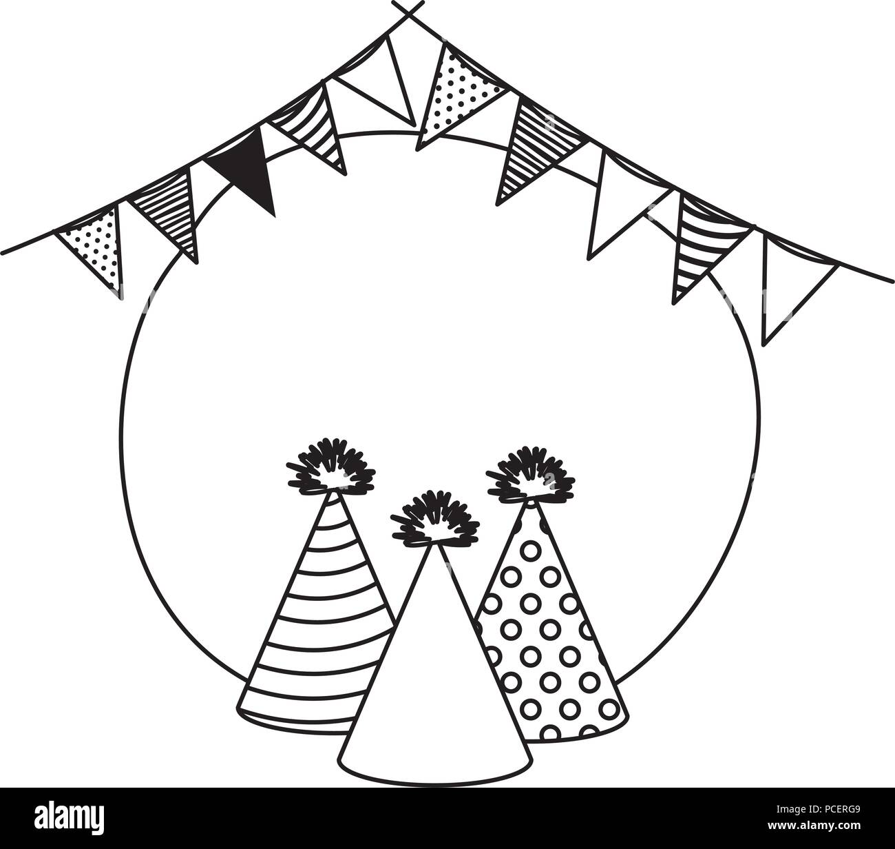 Circular hat Stock Vector Images - Alamy