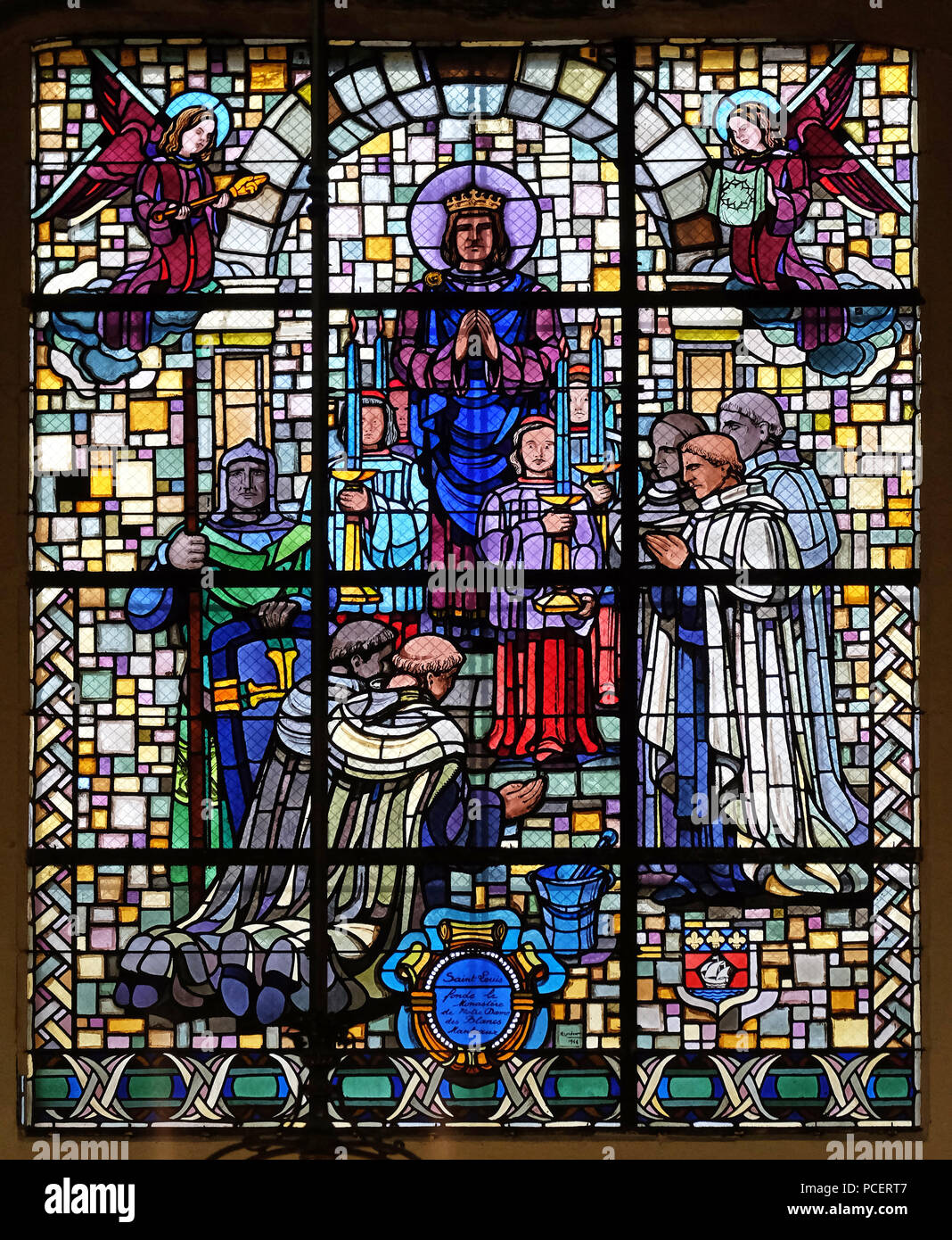 Saint Louis founded the Monastery Notre Dame des Blancs Manteaux ...