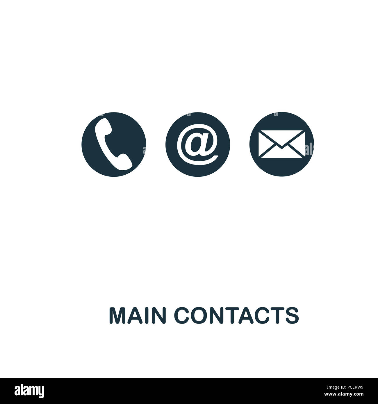 Website Contact Us Symbol Icons High Resolution Stock Photography and ...