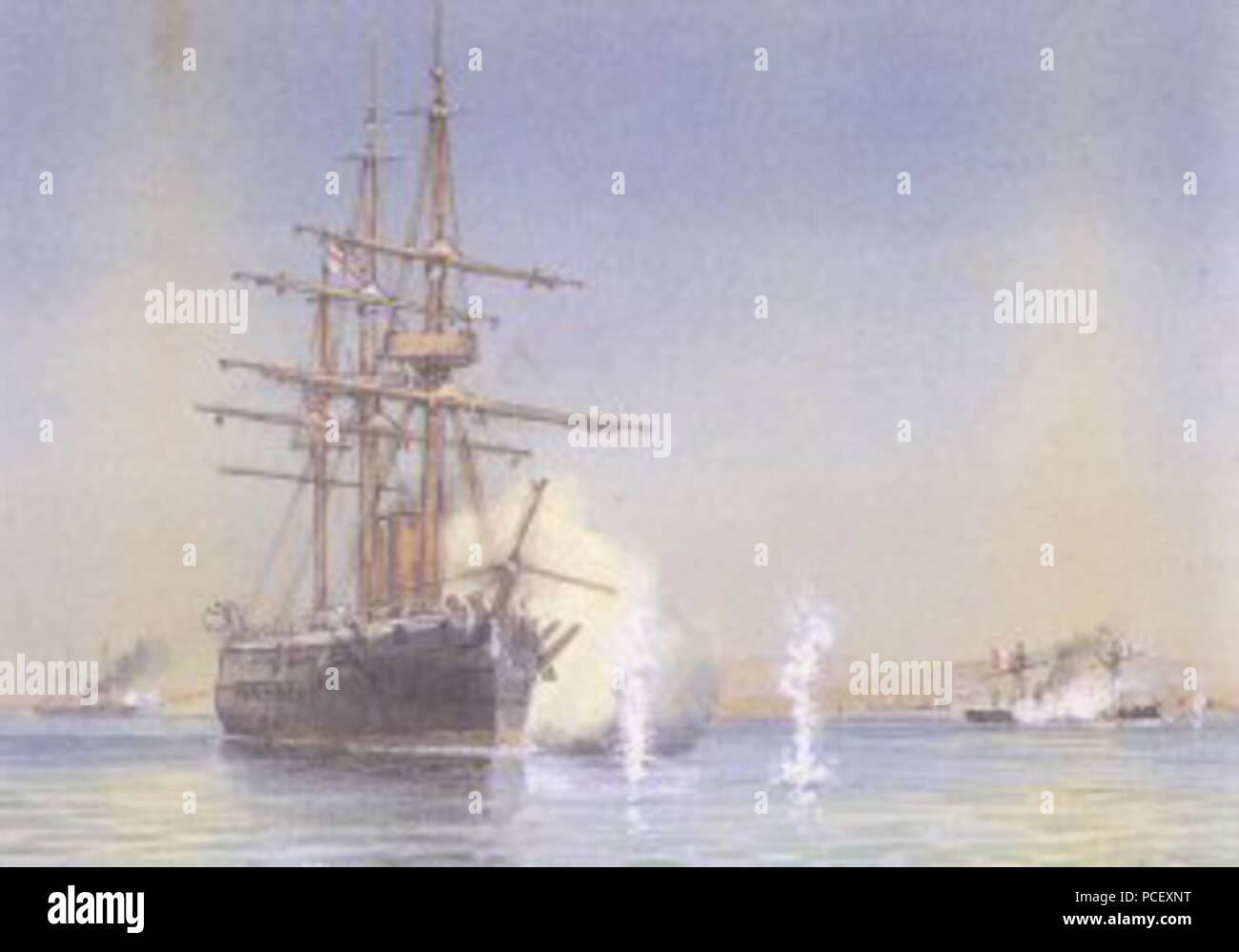 139 Combate de Pacocha Stock Photo - Alamy