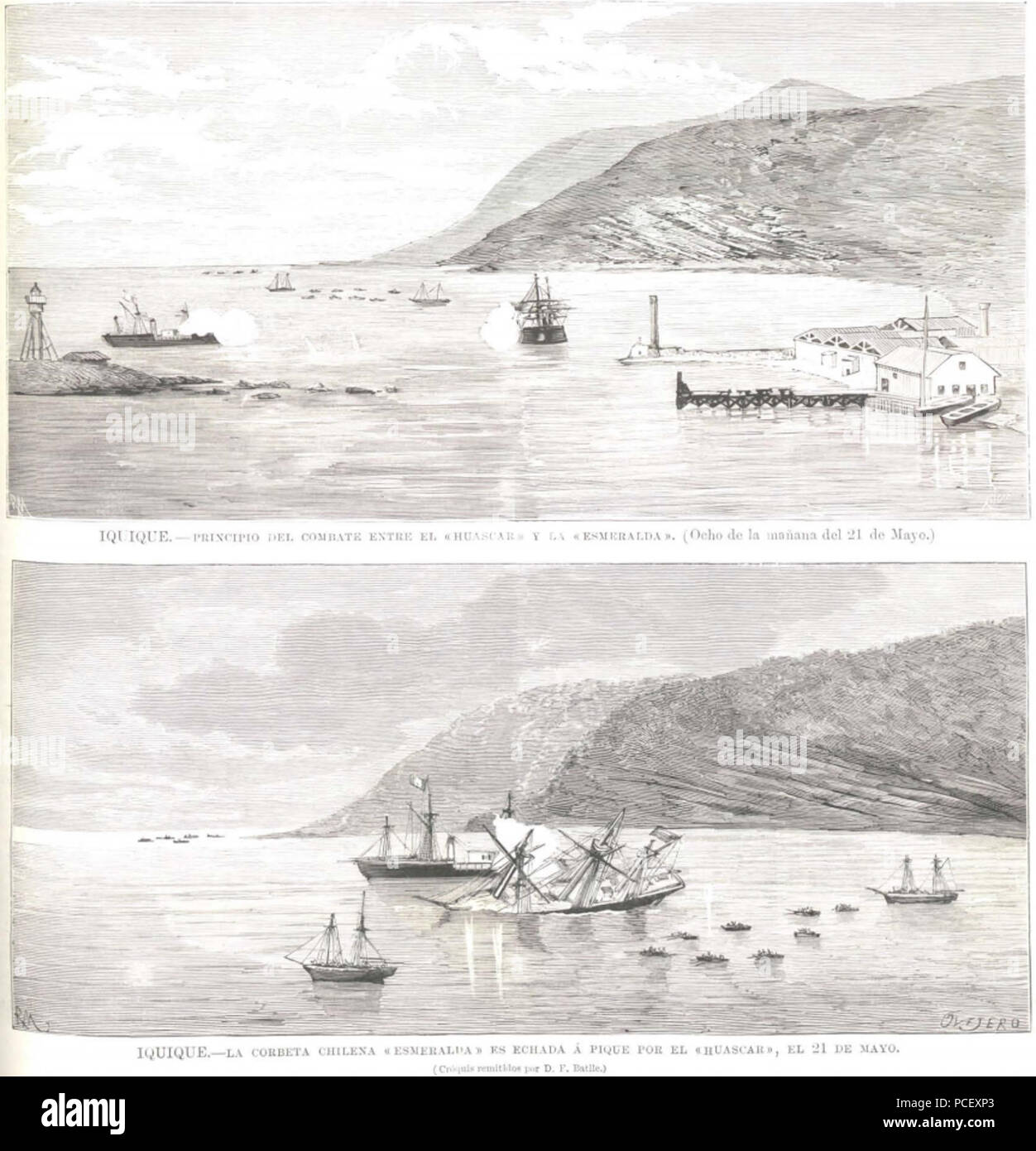 Combate naval de iquique hi-res stock photography and images - Alamy