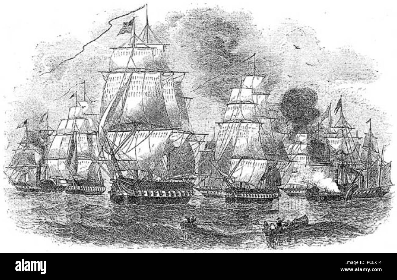 140 Commodore Perry's second fleet Stock Photo - Alamy