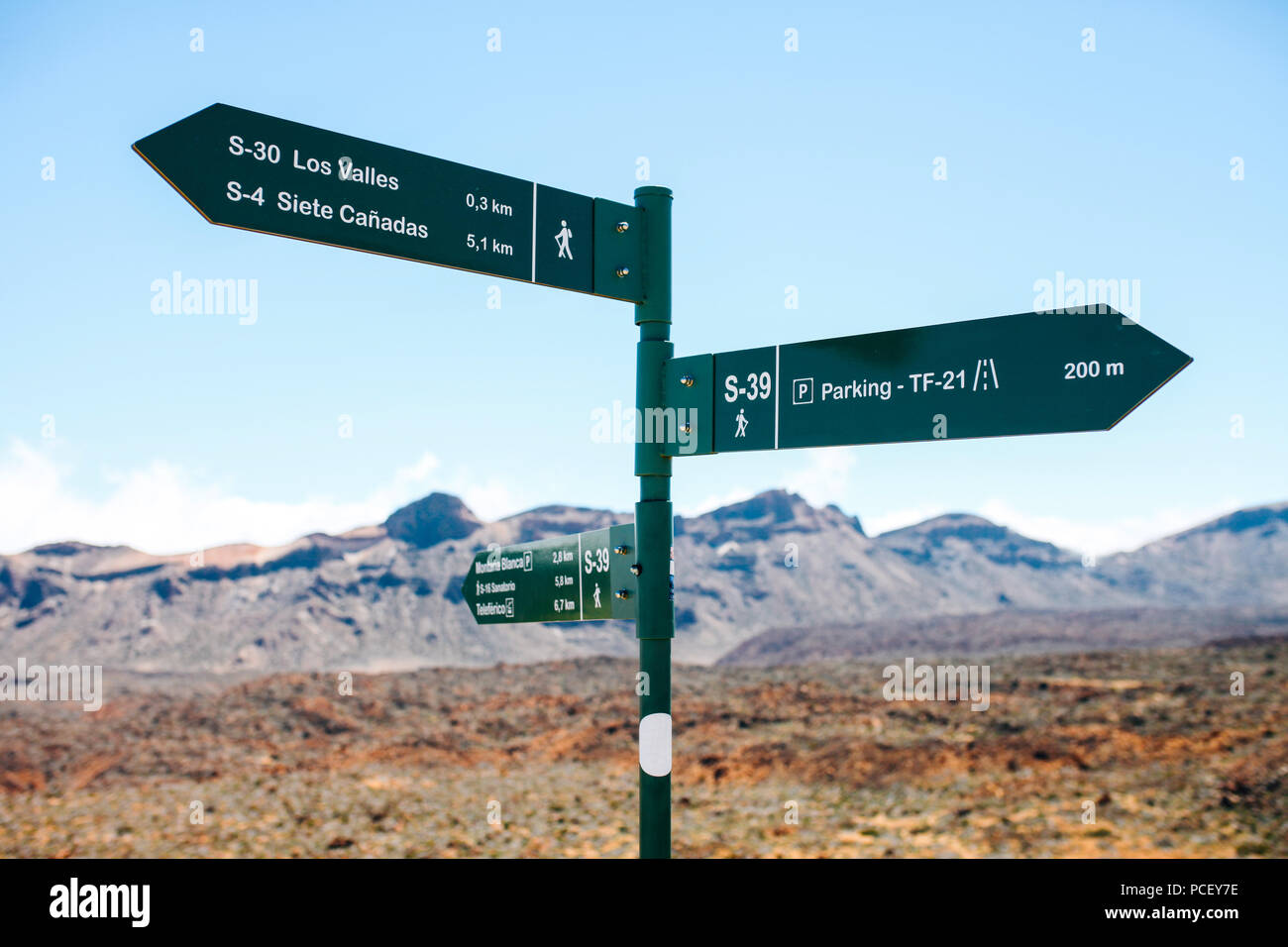 Hiking road crossroads hi-res stock photography and images - Alamy
