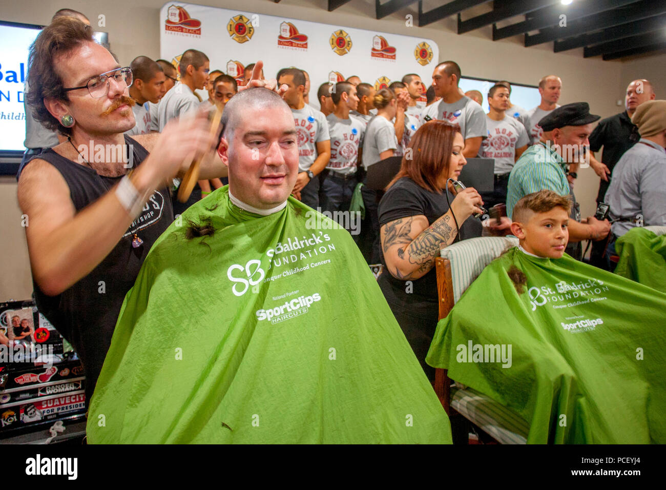 To show their sympathy for children undergoing chemotherapy for cancer ...