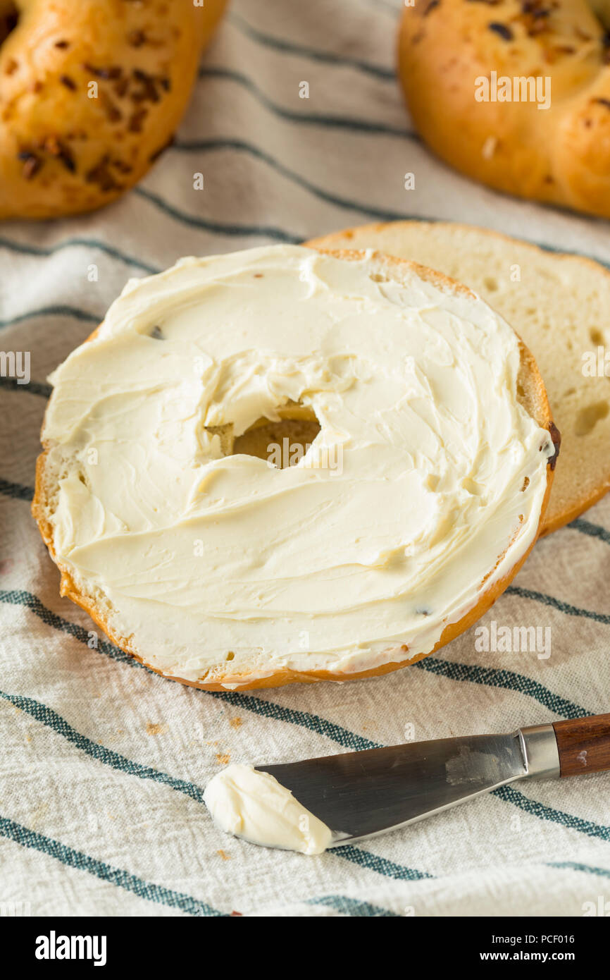 Homemade Low Fat Cream Cheese Spread in a Bowl Stock Photo - Alamy