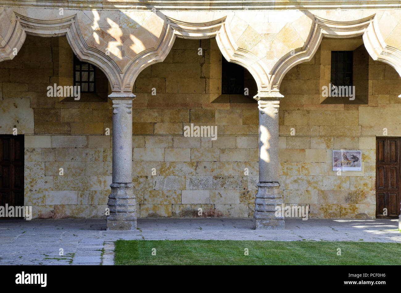 Mixed-line arches at the Courtyard of Escuelas Menores at the ...