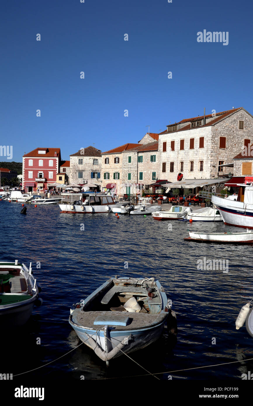 Stari Grad harbour, Hvar, Croatia Stock Photo - Alamy