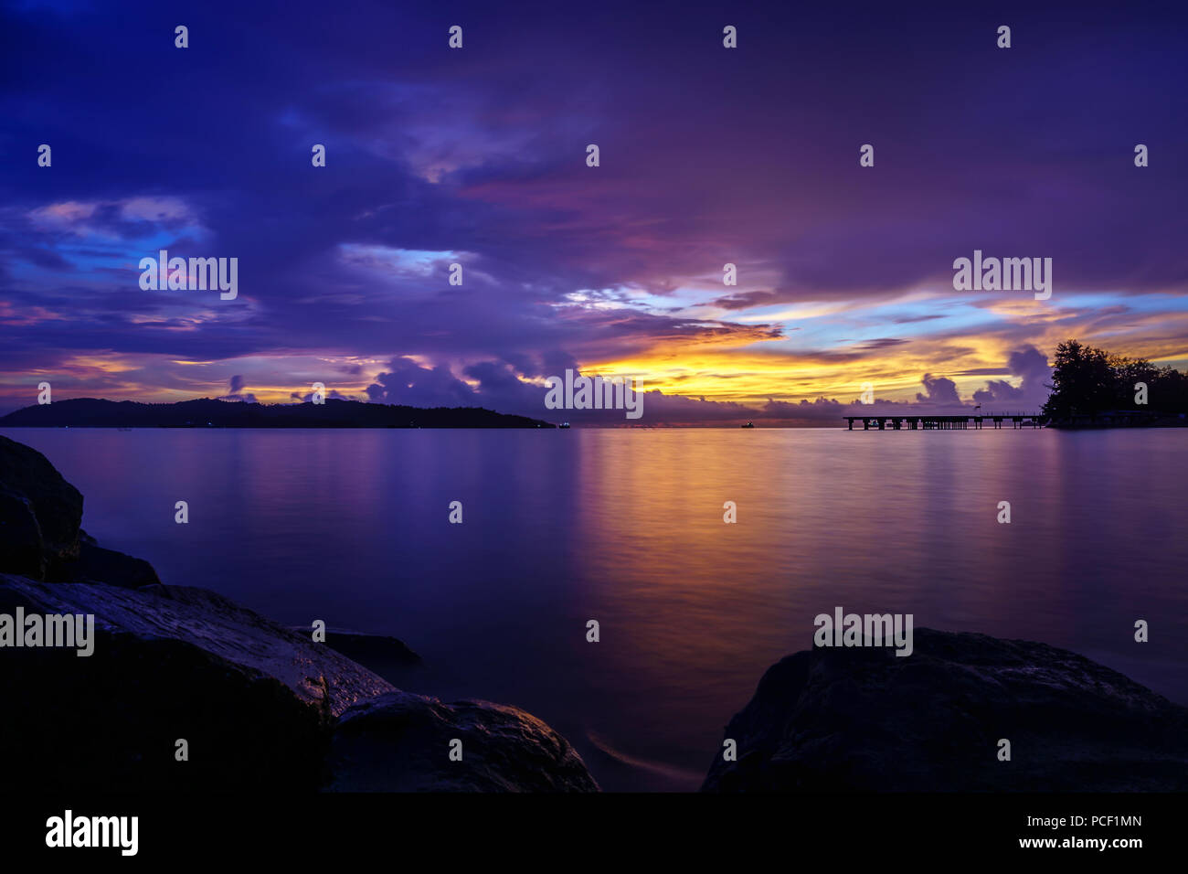 Sabah silhouette hi-res stock photography and images - Alamy