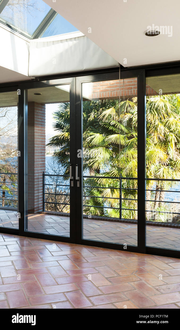 Architecture, interior house, nice view from the window Stock Photo - Alamy