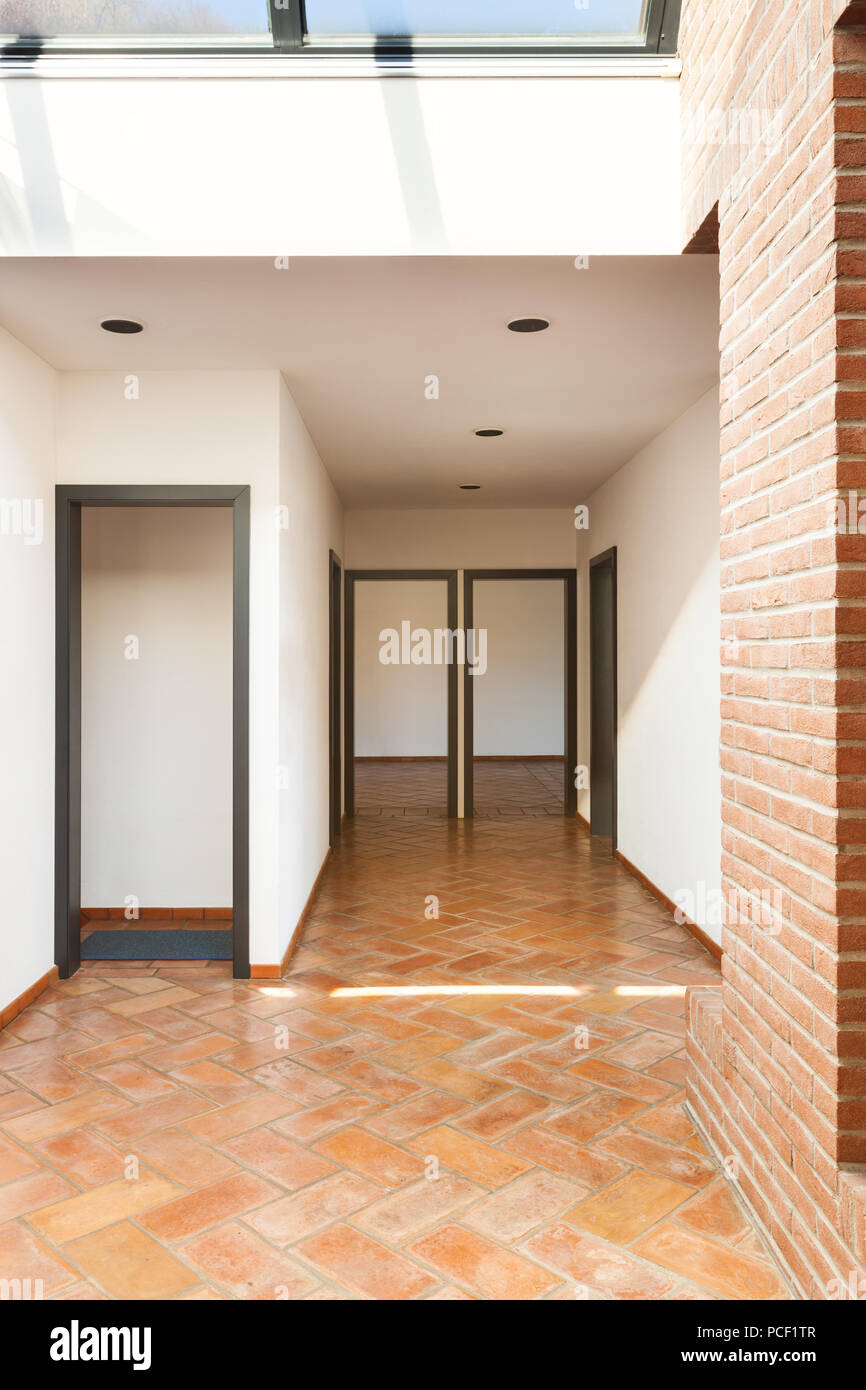 Architecture, interior classic house, corridor view Stock Photo - Alamy