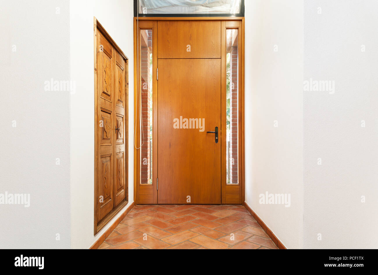 Architecture, interior classic house, entrance view Stock Photo - Alamy