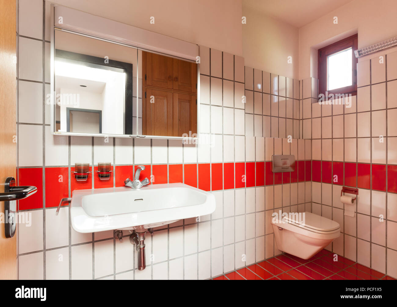 Architecture, interior house, nice bathroom Stock Photo - Alamy