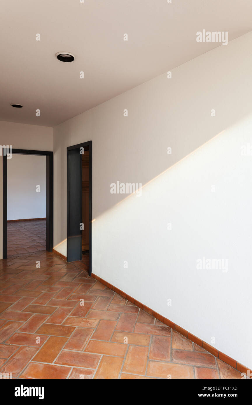 Architecture, interior, room view, white wall Stock Photo - Alamy