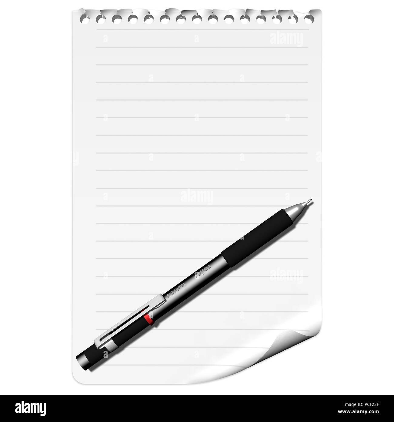 Torn diary page hi-res stock photography and images - Alamy