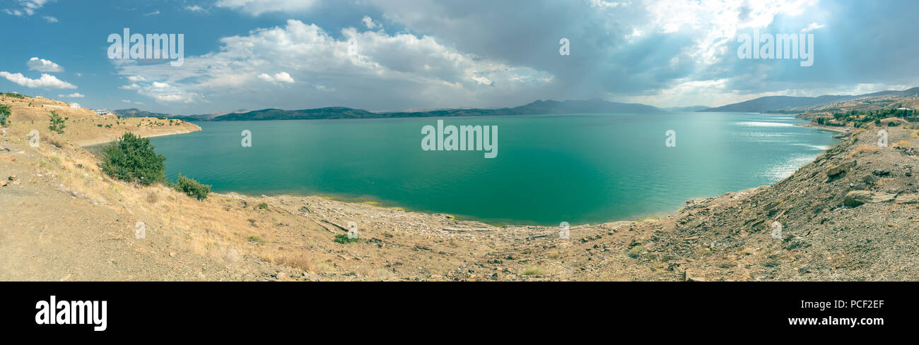 Lake Hazar is a rift lake in the Taurus Mountains, 22 km southeast of ...