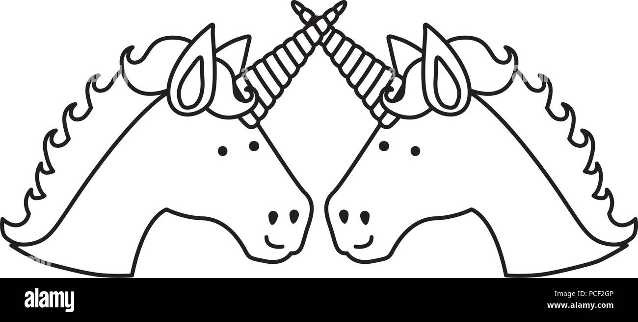 Couple of unicorns hi-res stock photography and images - Alamy