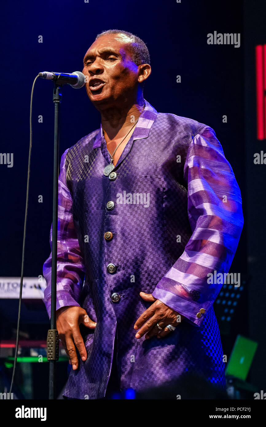 Ken Boothe on the main stage at WOMAD on Thursday 26 July 2017 held at ...