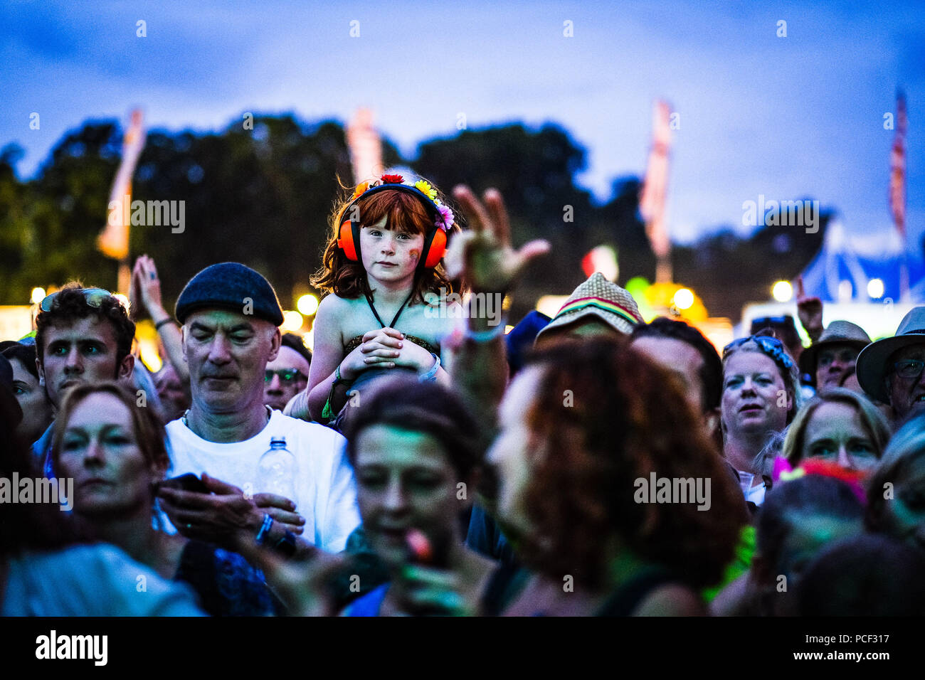 The audience for Leftfield playing the album Leftism on the Open Air ...