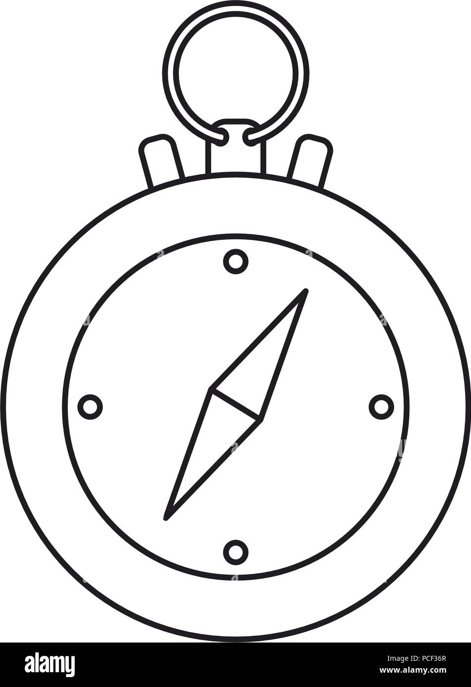 compass guide isolated icon Stock Vector Image & Art - Alamy