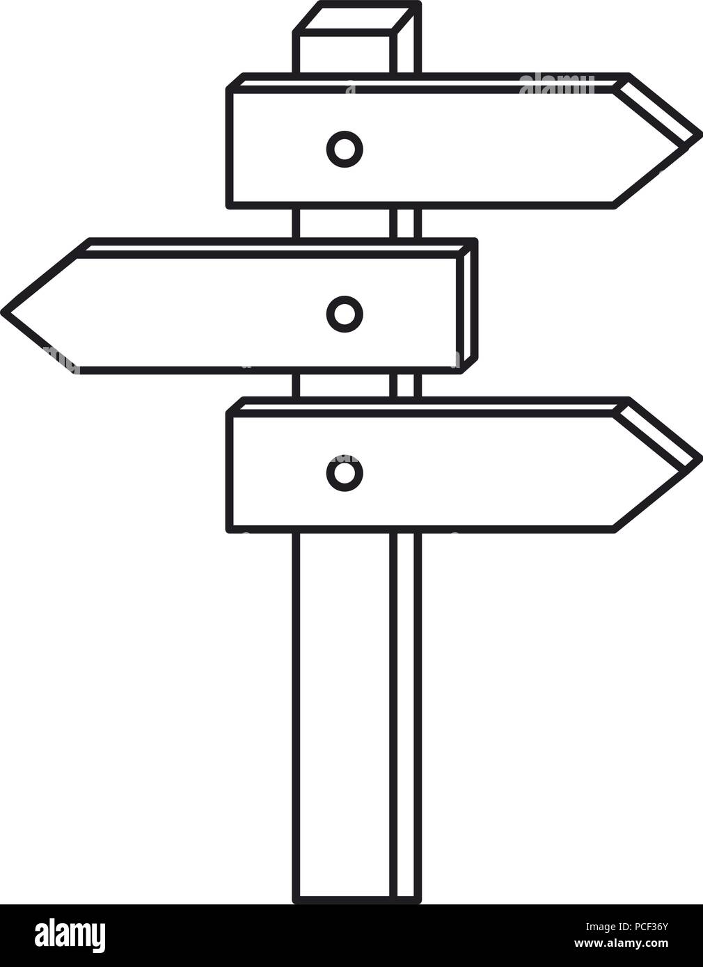 Arrows pole Stock Vector Images - Alamy