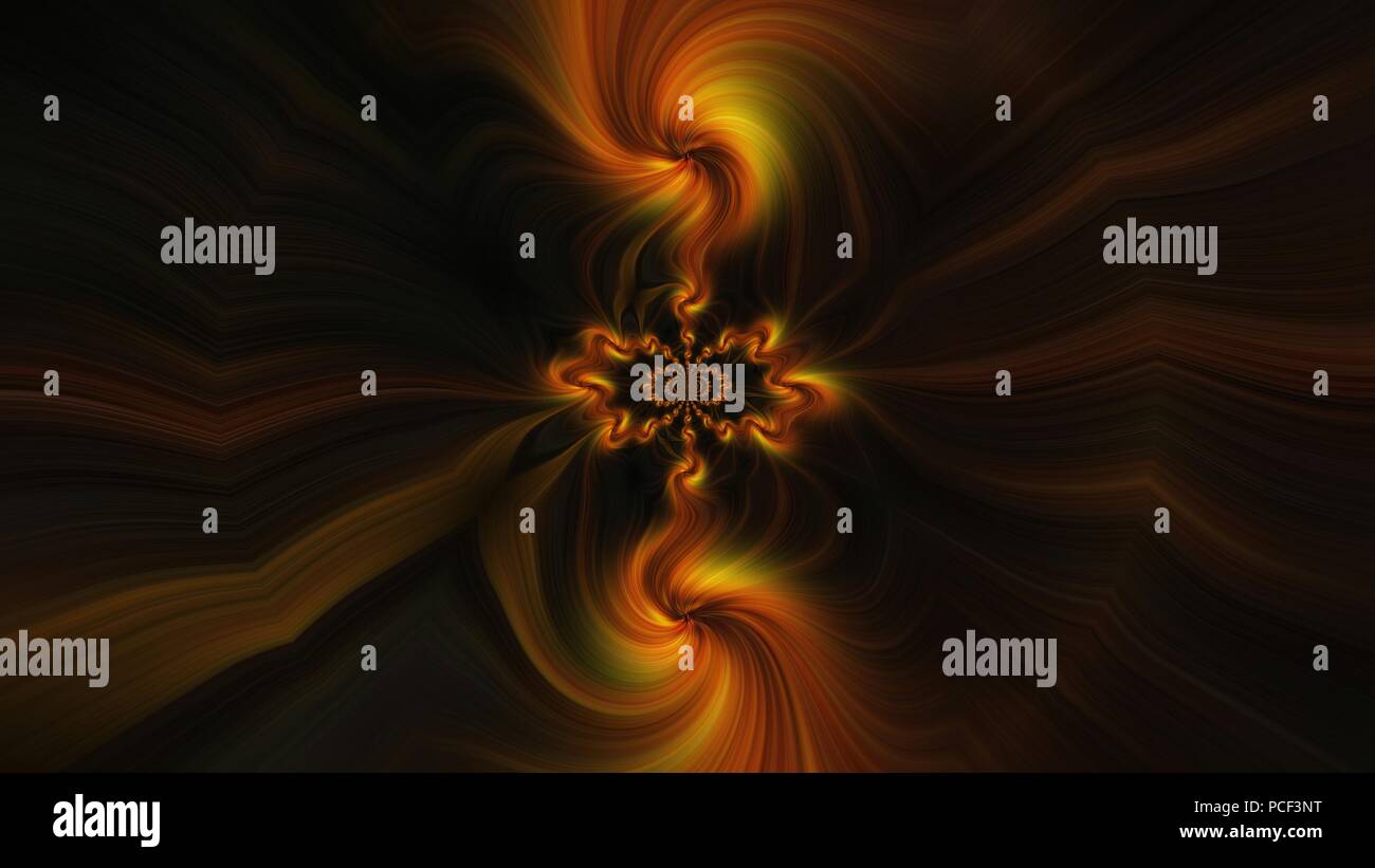 Graphic painting fractal art. Abstract design background. Wall print in ...