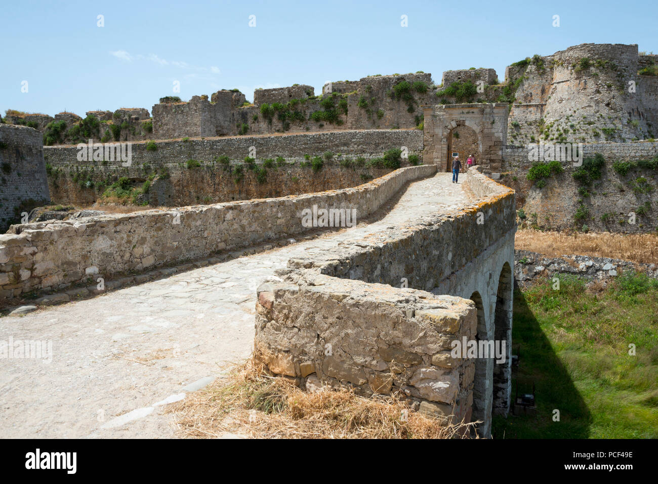 Fortress, Methoni, Messenia, Peloponnese, Greece Stock Photo - Alamy