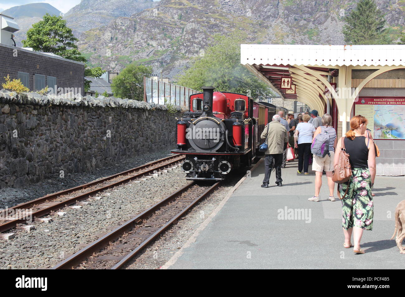 Welsh Highland Heritage Railway, Wales. UK Stock Photo - Alamy