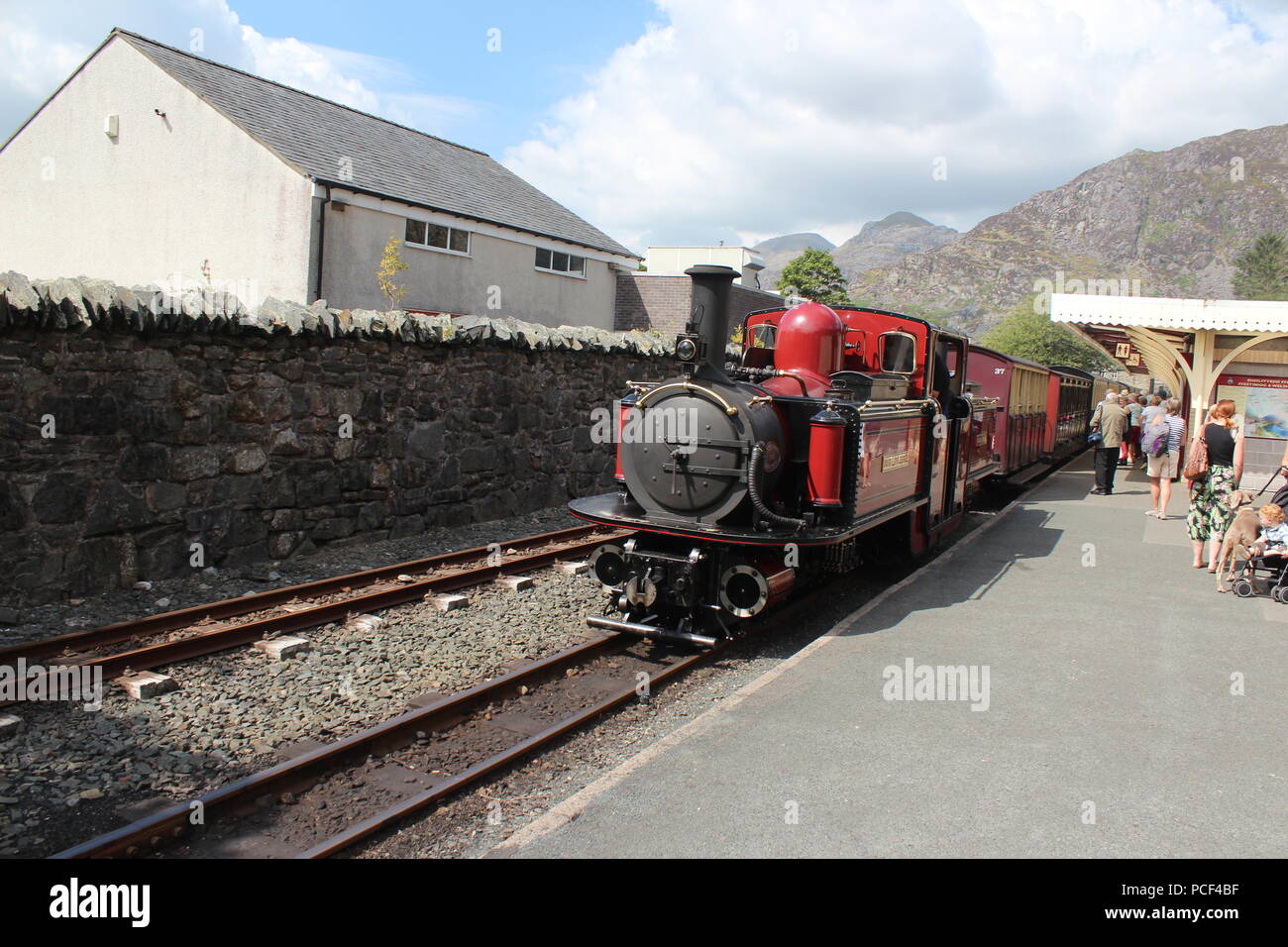 Welsh Highland Heritage Railway, Wales. UK Stock Photo - Alamy