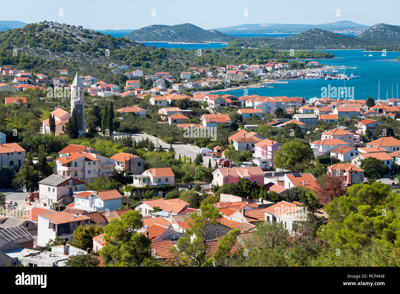 Overlooking island murter croatia hi-res stock photography and images ...