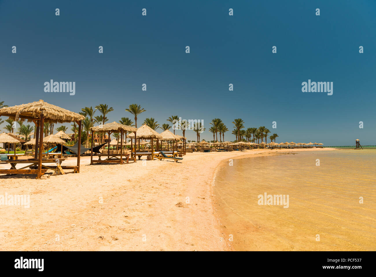 sea coast landscape with long beach line Stock Photo - Alamy