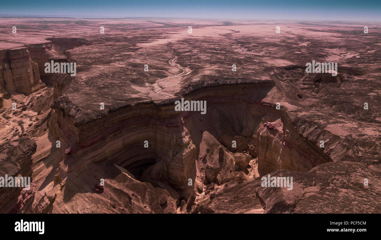 Aerial view of the canyons of the Namib Desert. Africa. Angola Stock Photo - Alamy
