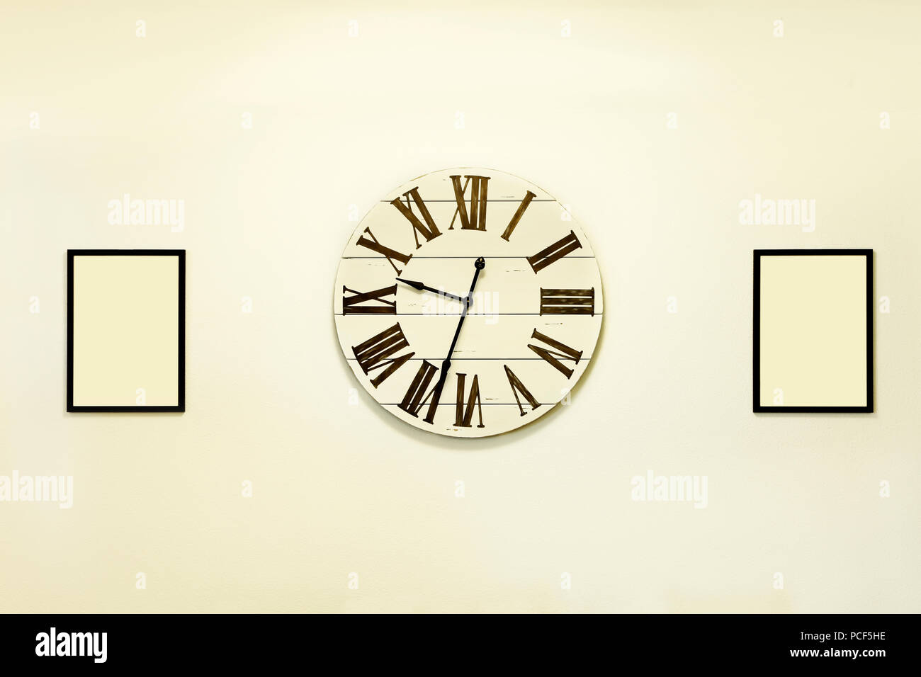 wall clock marks the hours Stock Photo - Alamy