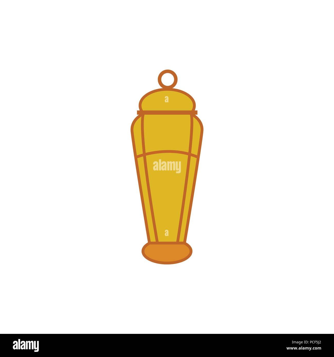 Custom Lantern Paper Tall Vector Illustration Symbol Graphic Design ...