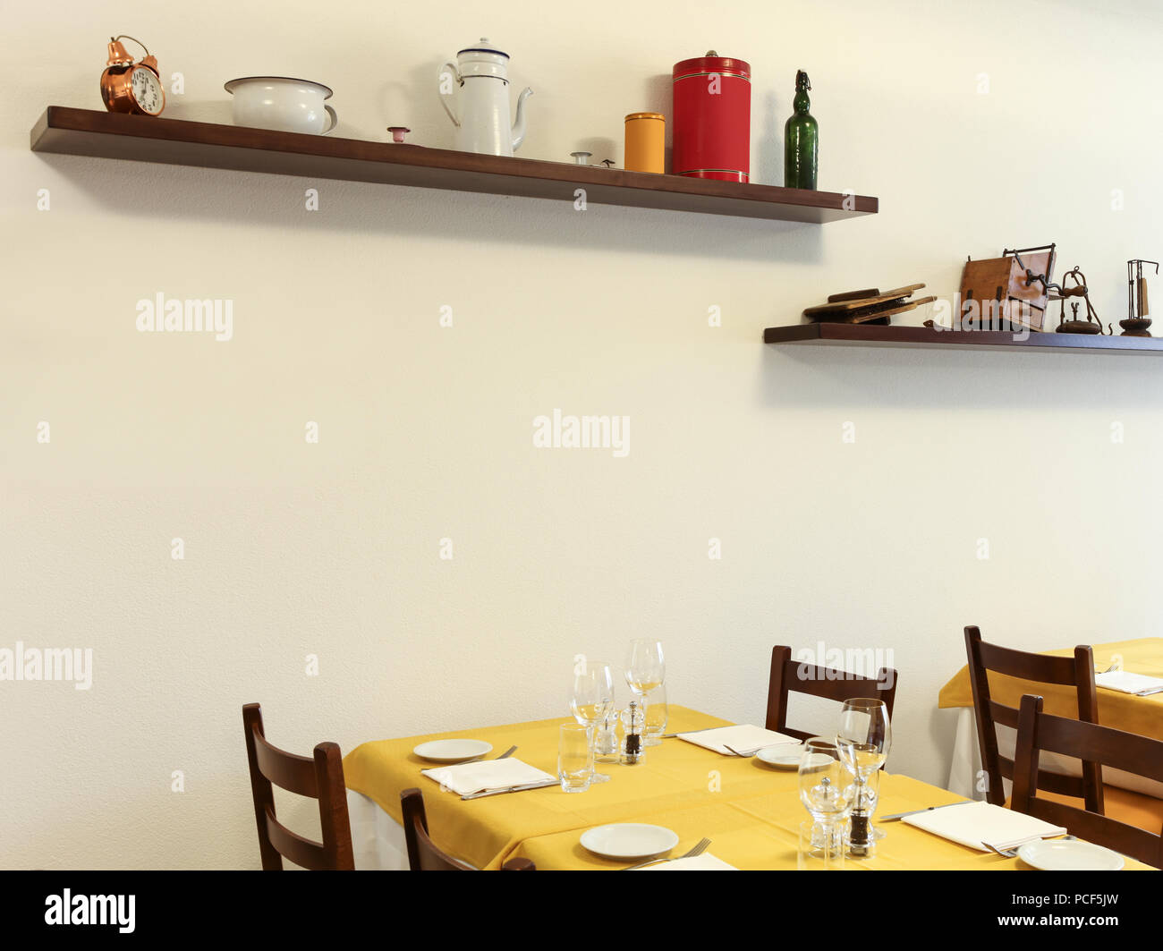 interior of a typical restaurant Stock Photo - Alamy