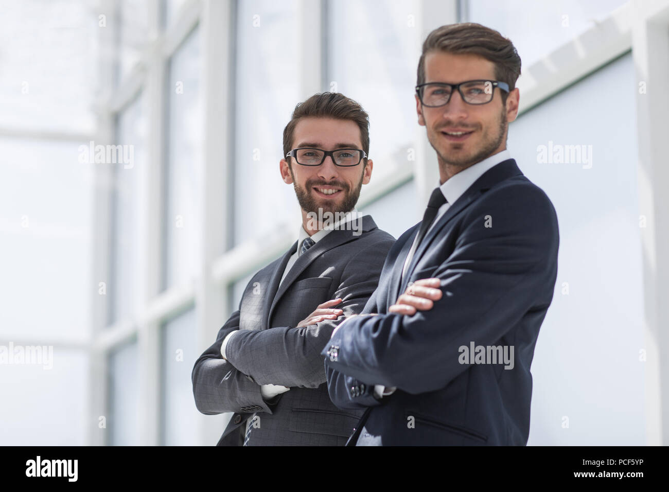 business partners standing together Stock Photo - Alamy