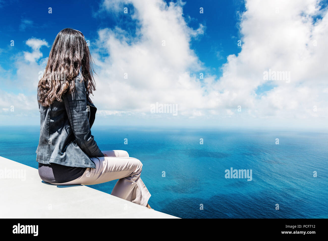 Woman Facing Away From Camera High Resolution Stock Photography and ...