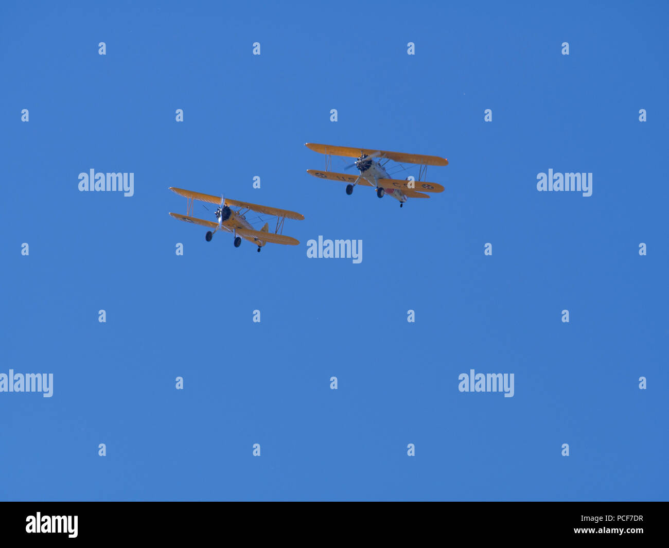 WWI biplanes, flying Stock Photo - Alamy
