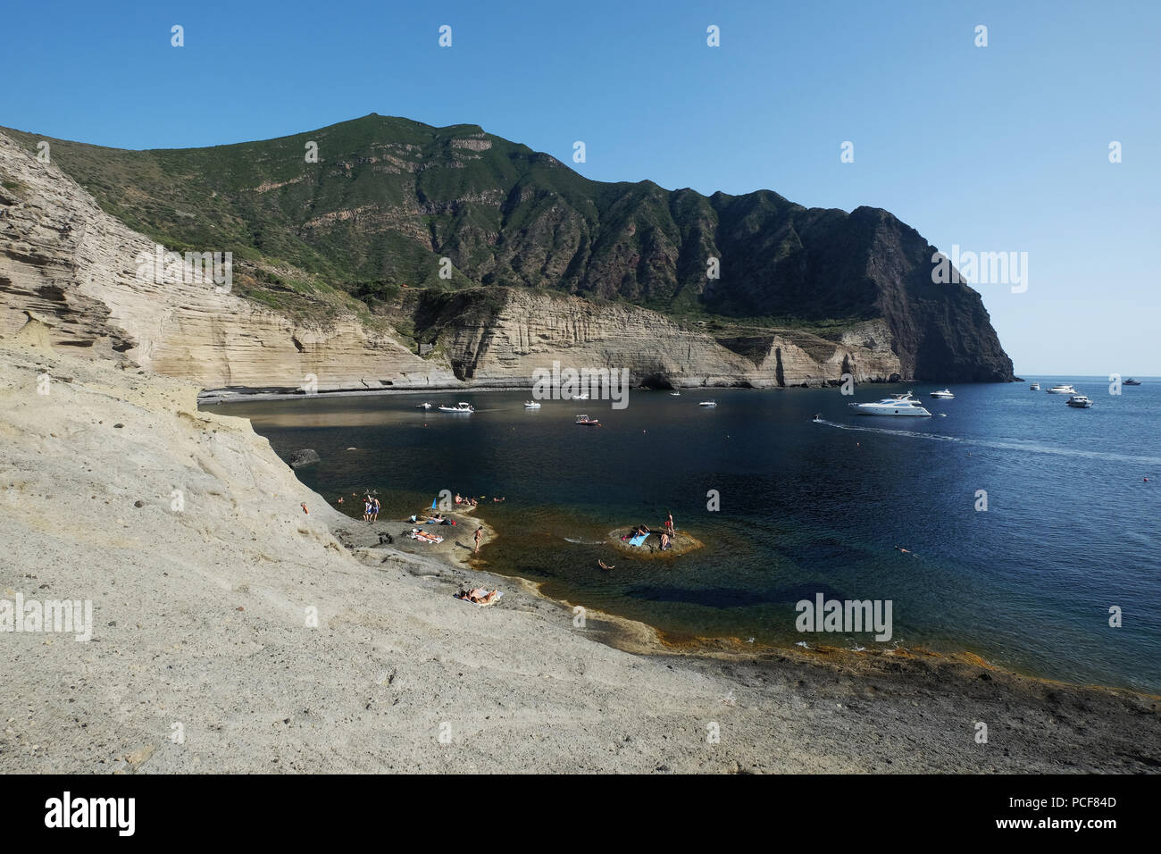 Pollara’s beach, (Malfa) Salina,Aeolian islands,Sicily, Italy Stock ...